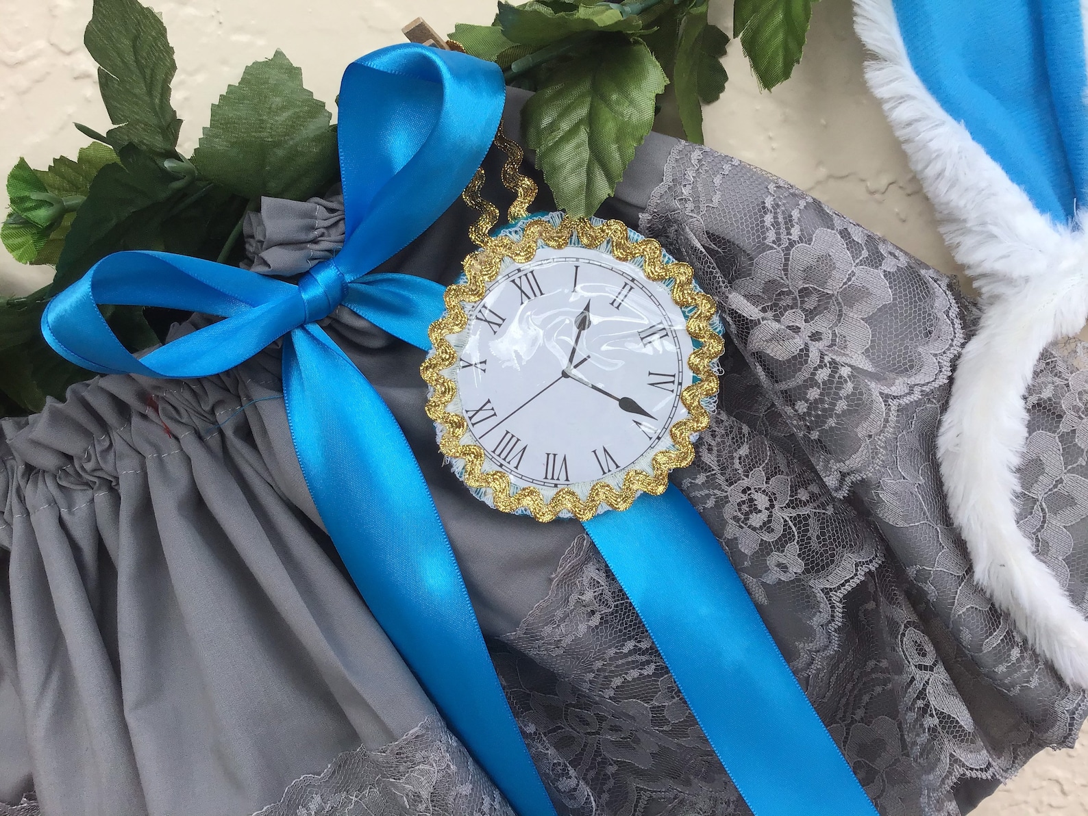 5 PIECES. Storybook White Rabbit Costume ALICE in Wonderland - Etsy