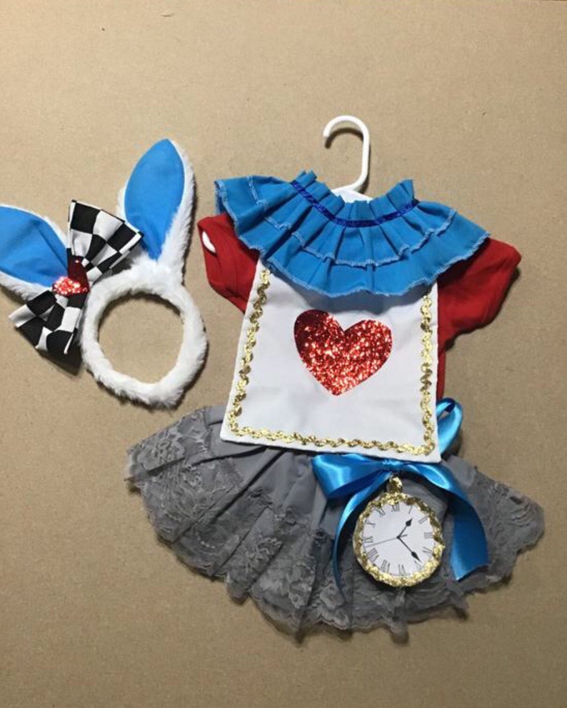 White Rabbit Costume: Alice in Wonderland Inspired Outfit (5 PIECES) - Etsy