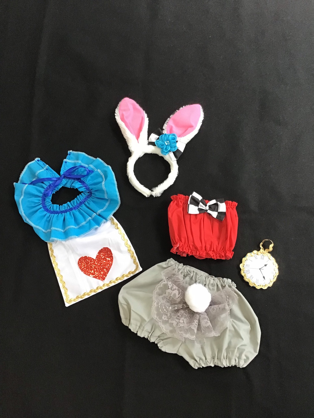 White Rabbit Costume: Alice in Wonderland Inspired (5 Pieces) - Etsy