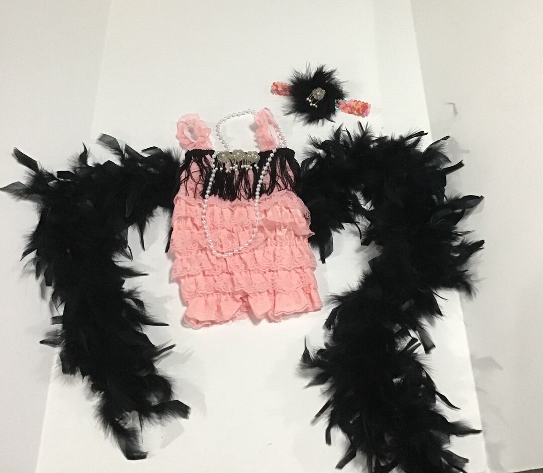 4 PIECES. Any Size. Flapper Dress for Little Girls GREAT GATSBY Baby ...
