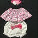 3 PIECES. Marie Aristocats Inspired NEWBORN Baby Girl Clothes Pink Baby ...