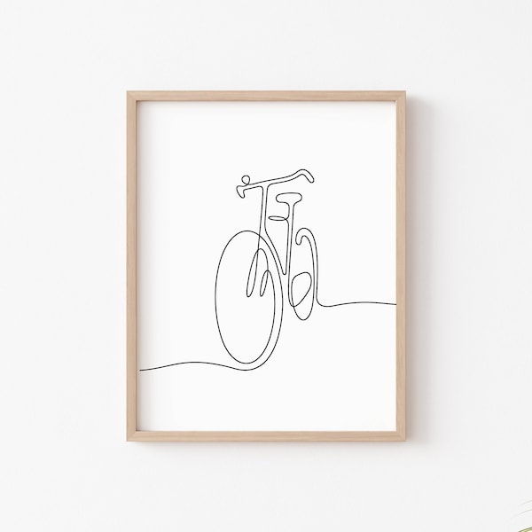 Abstract Bicycle Art - Etsy