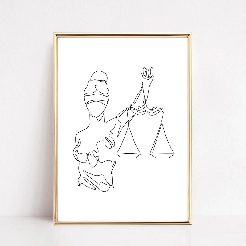 Law Office Art Feminine - Etsy