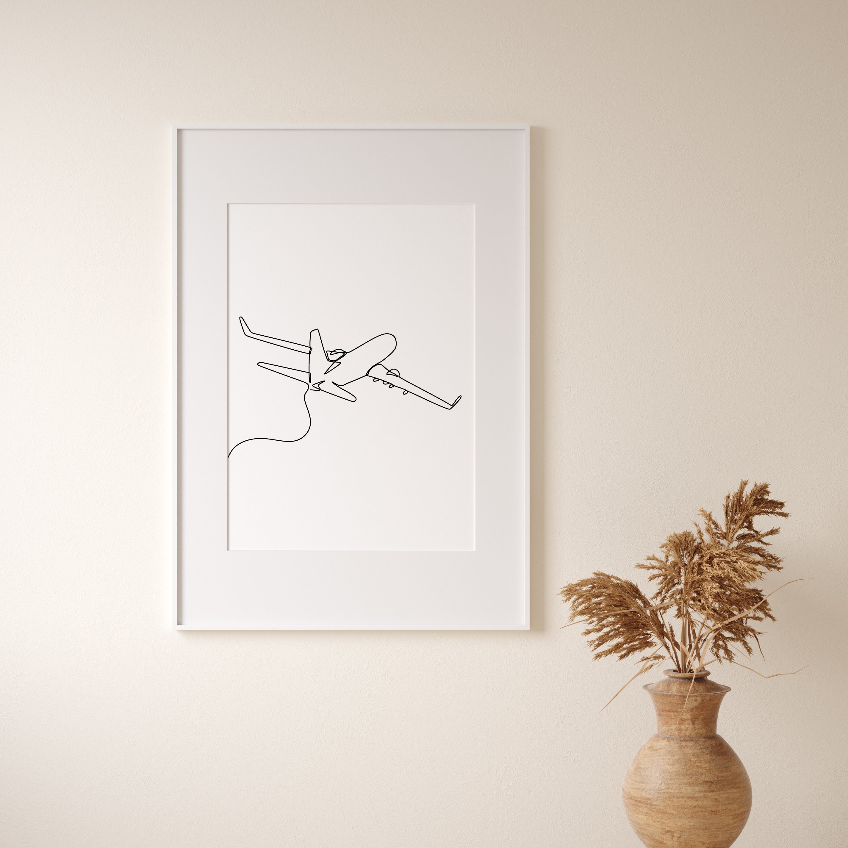 Set of 6 Travel One Line Drawing Wall Art 1 Bonus Print for Free - Etsy