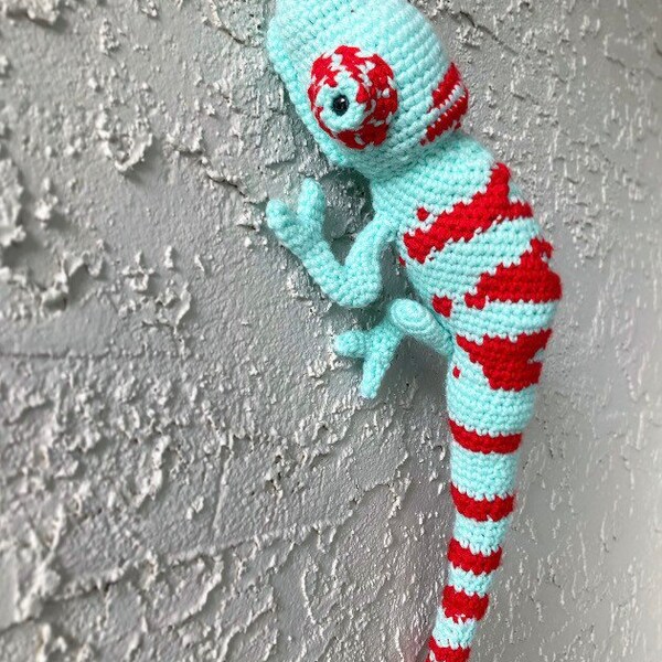 Crochet Chameleon - Etsy