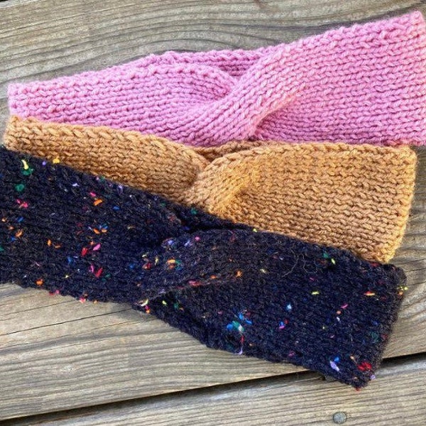 Knitted Headband - Etsy