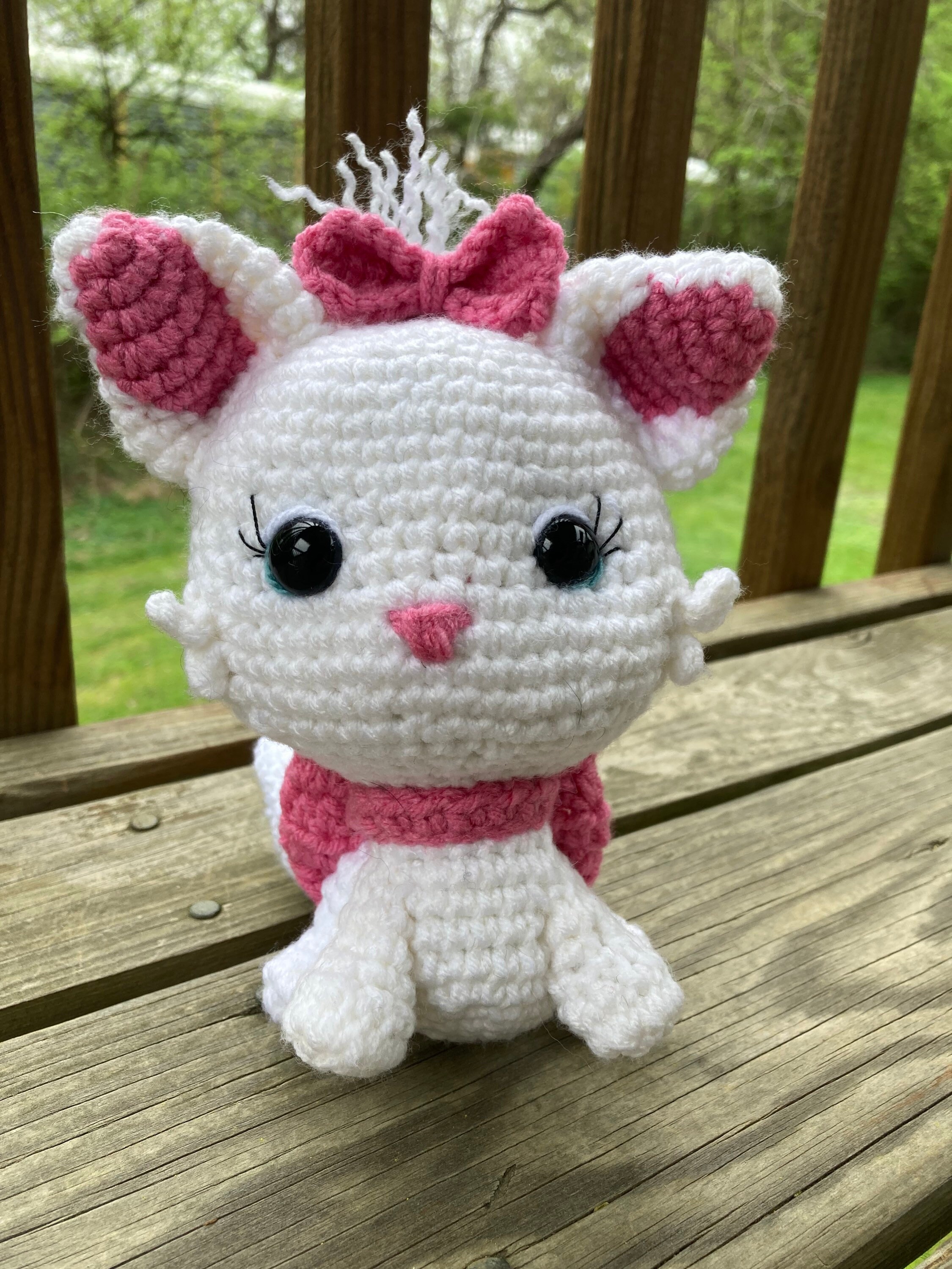 Crochet Cat Amigurumi Inspired by Marie Aristocat - Etsy