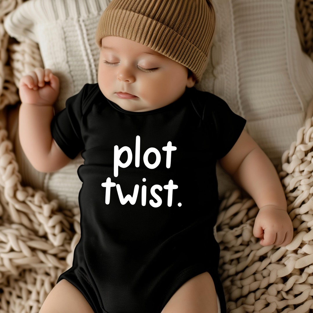 Plot Twist Onsie, Funny Baby Girl Bodysuit, Funny Baby Boy Clothes ...