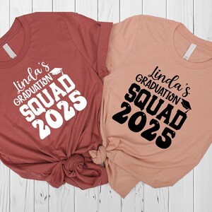 Custom Graduation Squad Shirts, Family of Graduate Shirts, Graduate ...