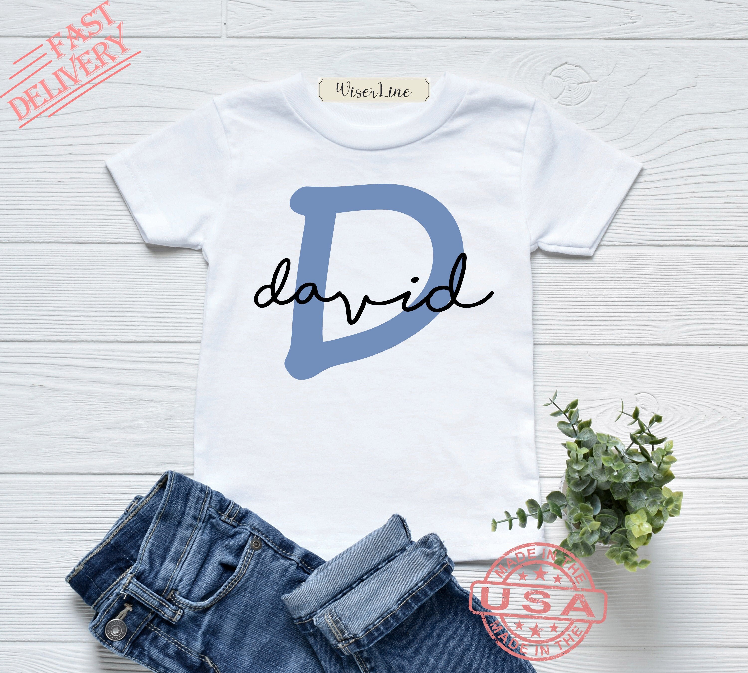 Personalized Boy Name Shirt Boys Custom Name Shirt Custom | Etsy