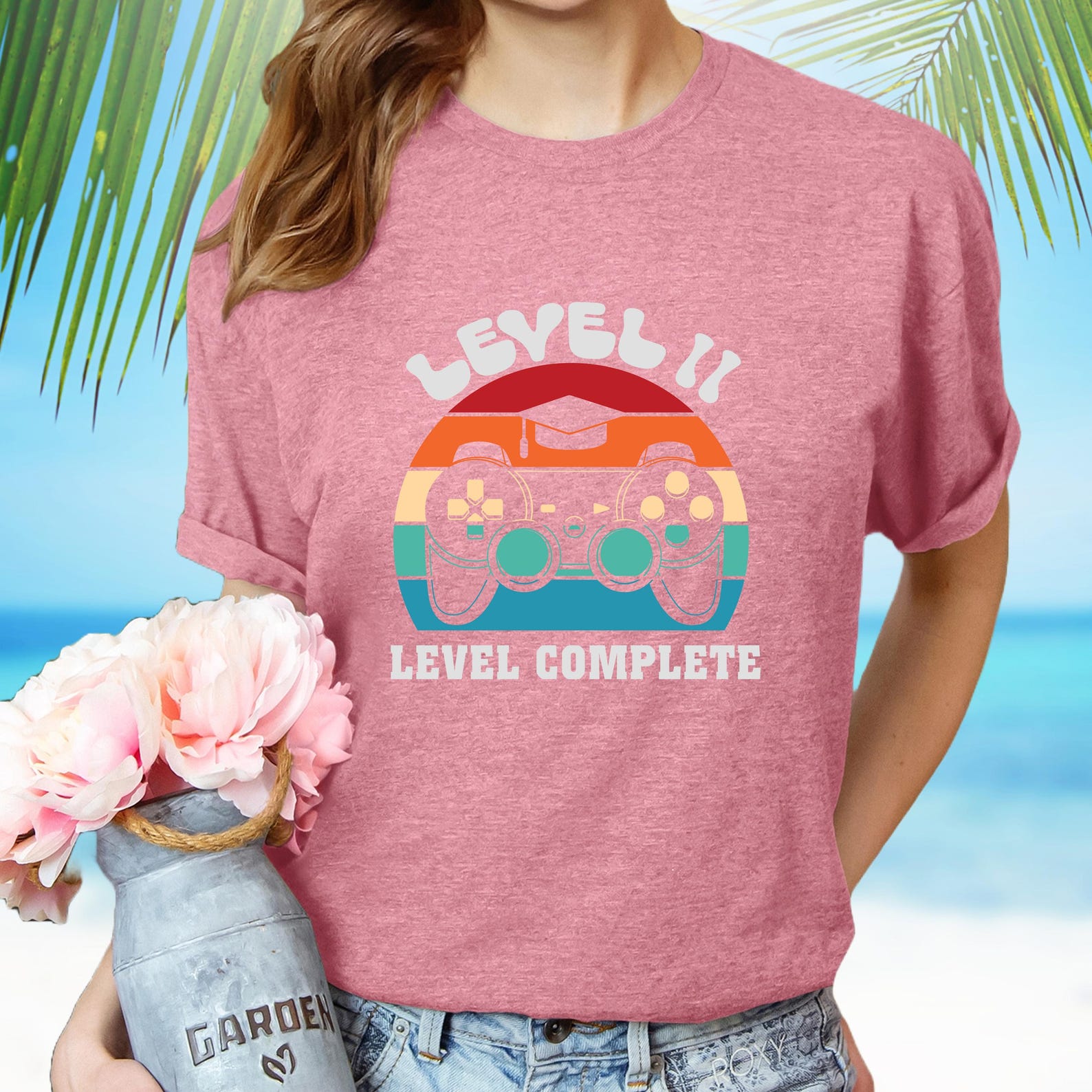Level Complete 11th Anniversary Gamer T-shirt, Video Game Wedding Gear ...