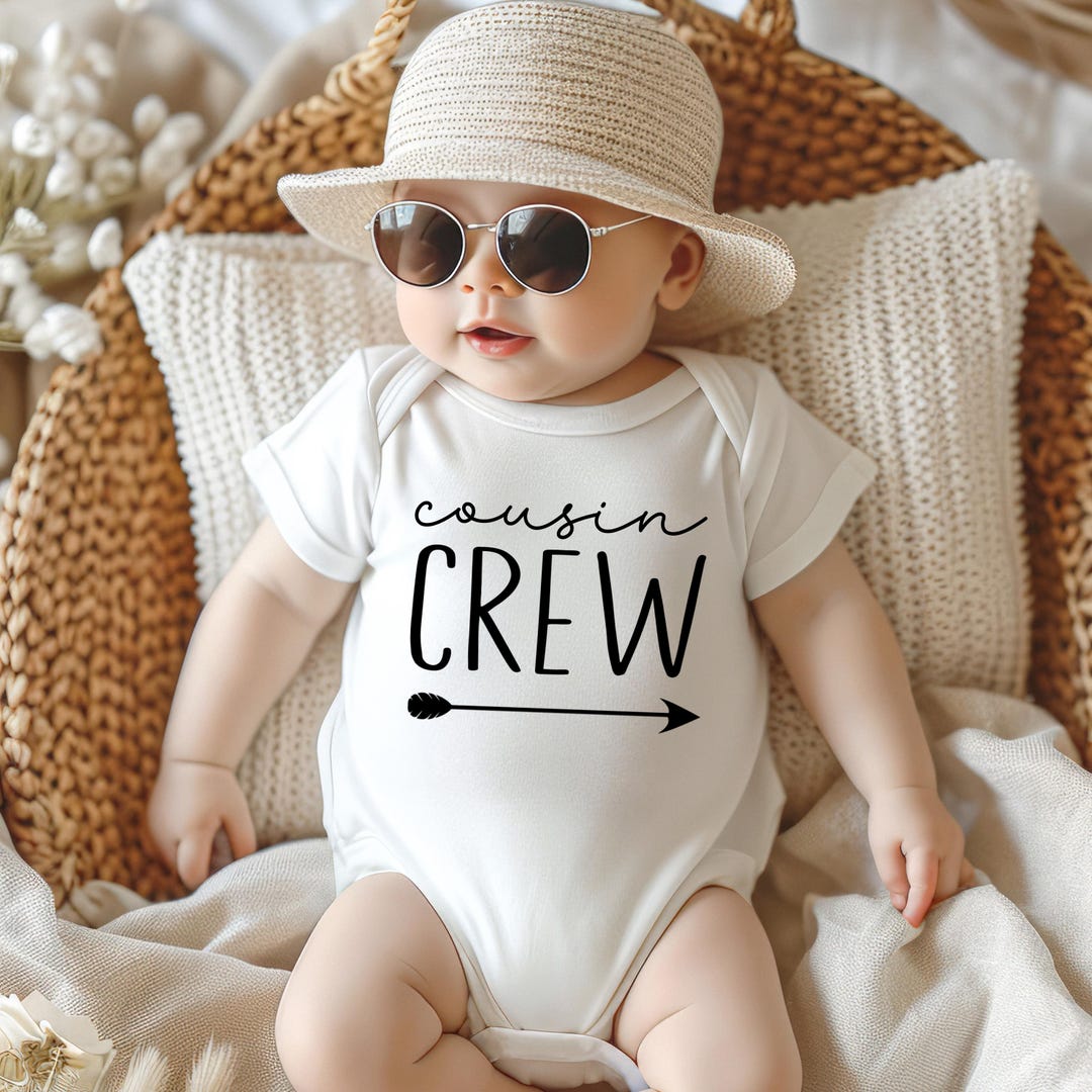 Baby Cousin Crew Body Suit, Christmas Cousin Squad Onsie, Baby Girl ...
