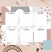 Printable Boho Neutral Print Weekly Planner Template L Editable L ...