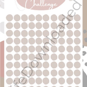 100 Day Challenge L One Hundred Goal Tracker L Printable PDF L Digital ...