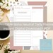 Printable Daily Planner in Boho Neutral Print Template L Instant ...