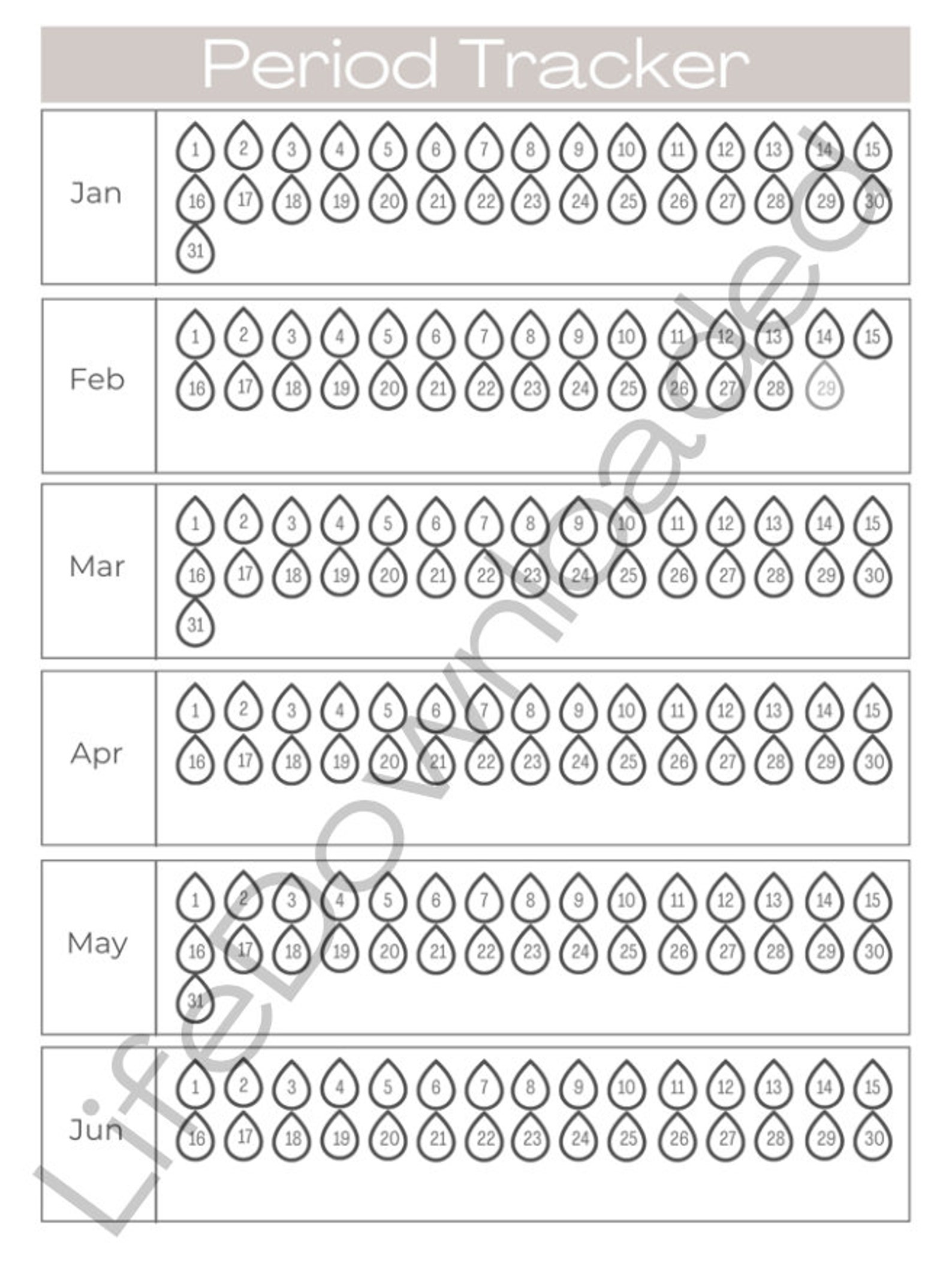 Period Tracker L Wellness Journal L Monthly Cycle Tracking L Women's ...