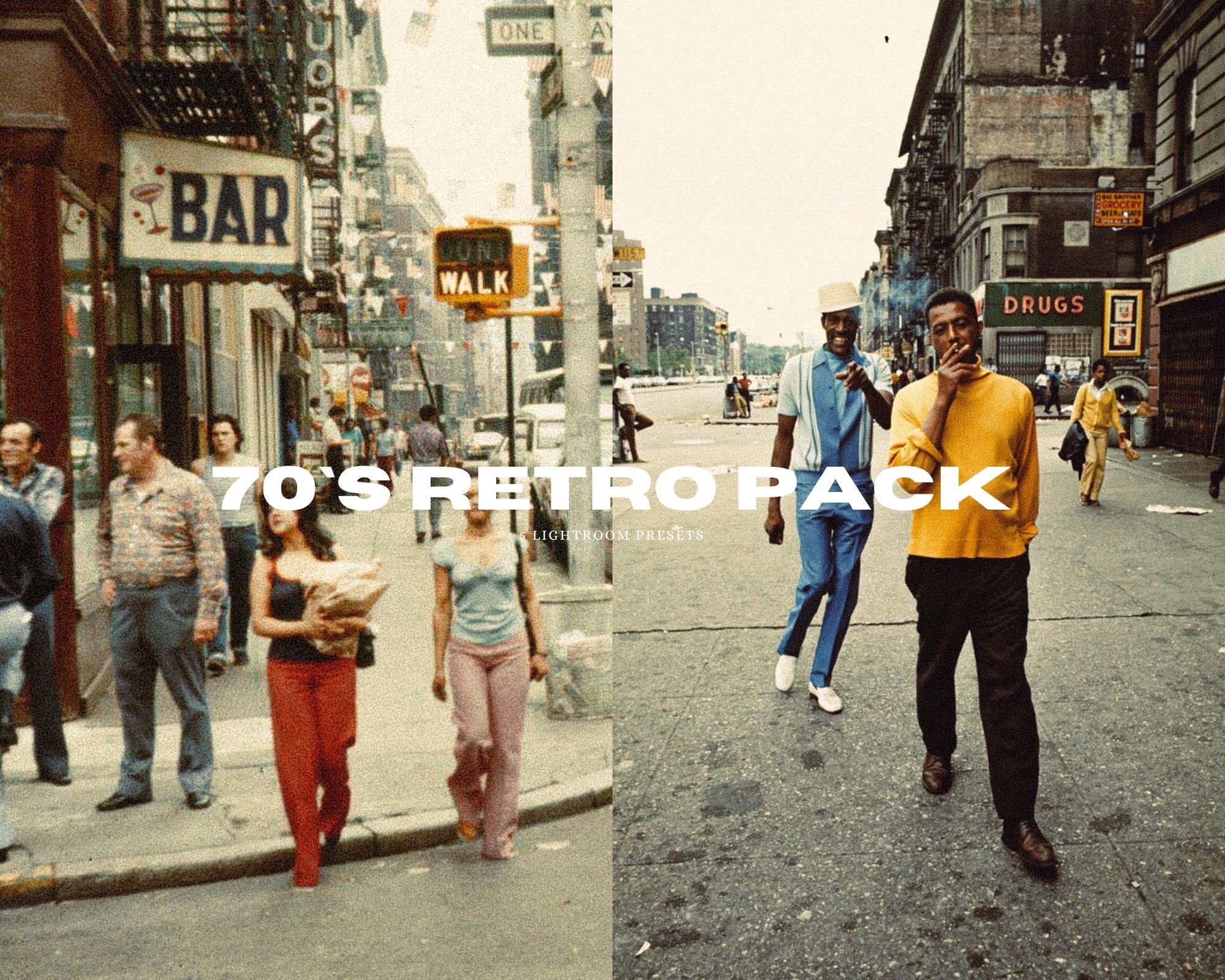 5 Lightroom Mobile Presets, 70s Retro Pack, Disposable Camera ...