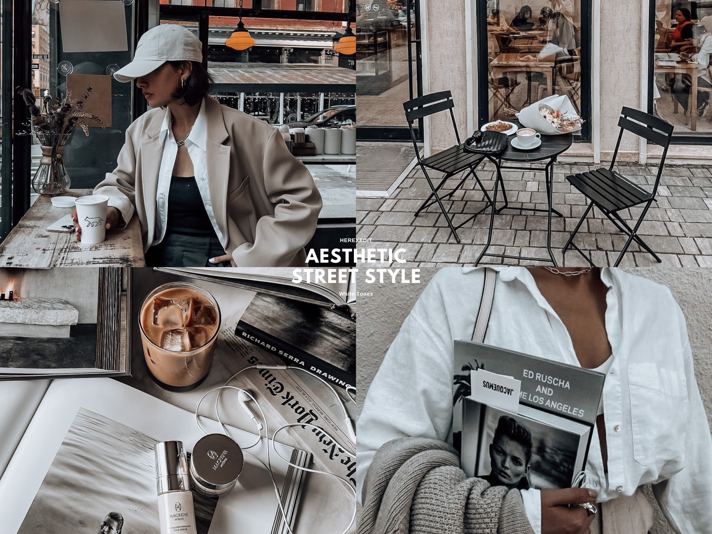 4 Aesthetic Street Style Mobile & Desktop Lightroom Presets - Etsy
