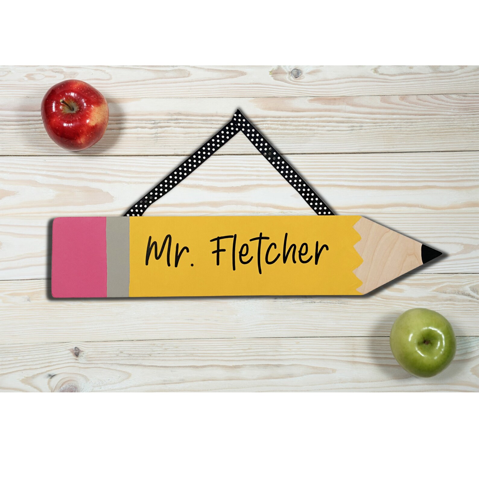 Pencil Teacher Sign | Personalized Classroom Sign | Teacher Sign ...