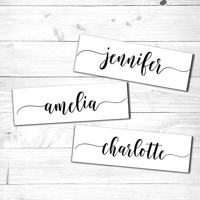 Vinyl Name Sticker - Etsy