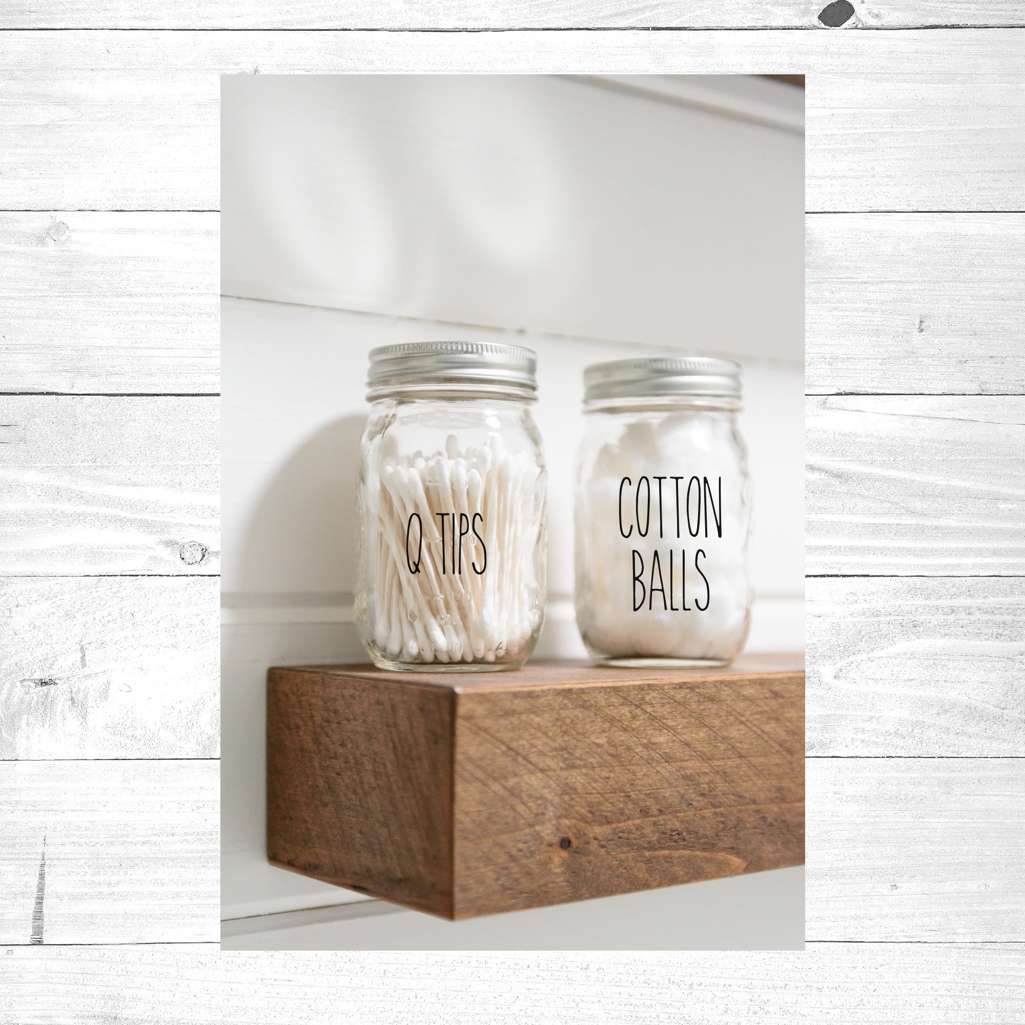 Rae Dunn Inspired Bathroom Decals | Farmhouse Bathroom Decals ...