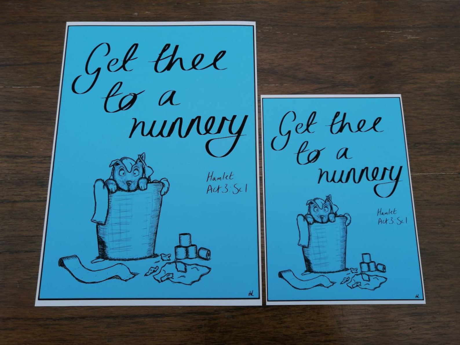 Get Thee to a Nunnery Shakespeare Quote A4/A5 Prints - Etsy