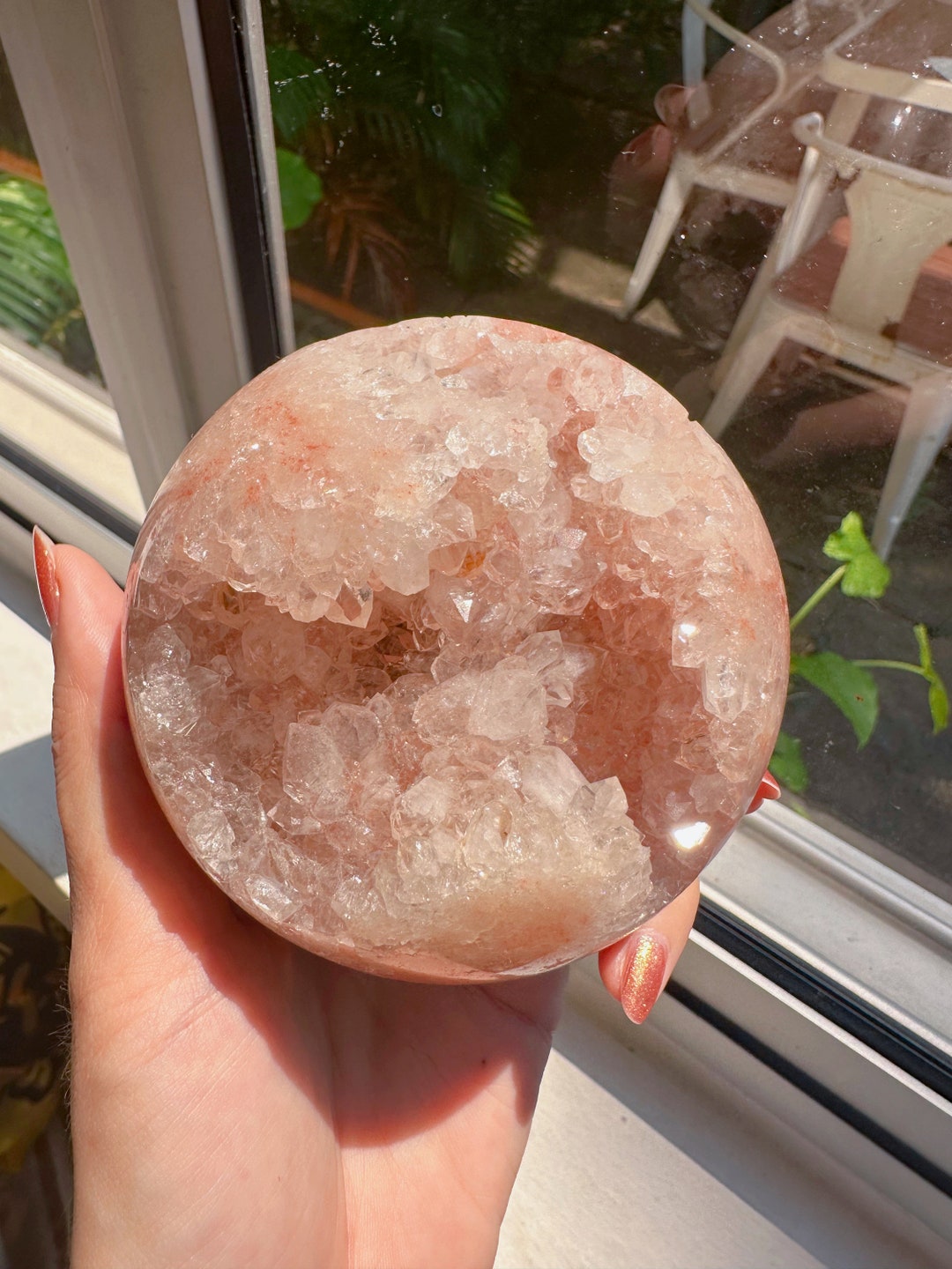 High Quality Pink Amethyst Sphere super Sparkly - Etsy