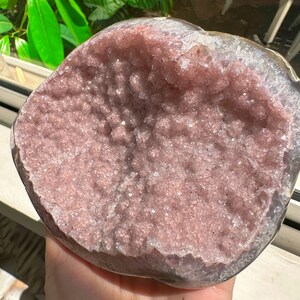 RARE Pink Sugar Amethyst Geode From Uruguay. Geodes Are a Special Kind ...