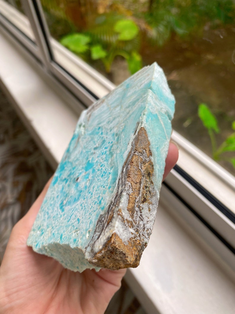 RARE Hemimorphite Slab reminds Me of the Ocean With Calming - Etsy