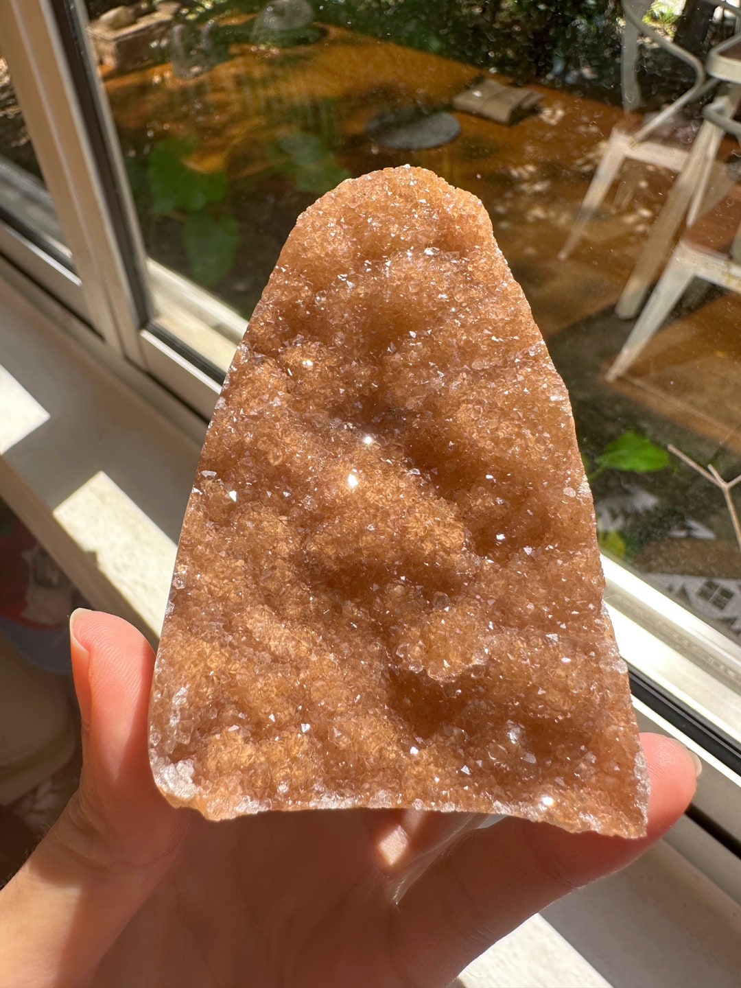 RARE Golden Sugar Amethyst From Uruguay. Rainbow Amethyst. Geodes Are a ...