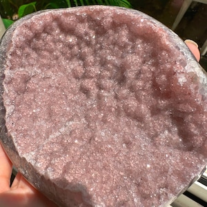 RARE Pink Sugar Amethyst Geode From Uruguay. Geodes Are a Special Kind ...