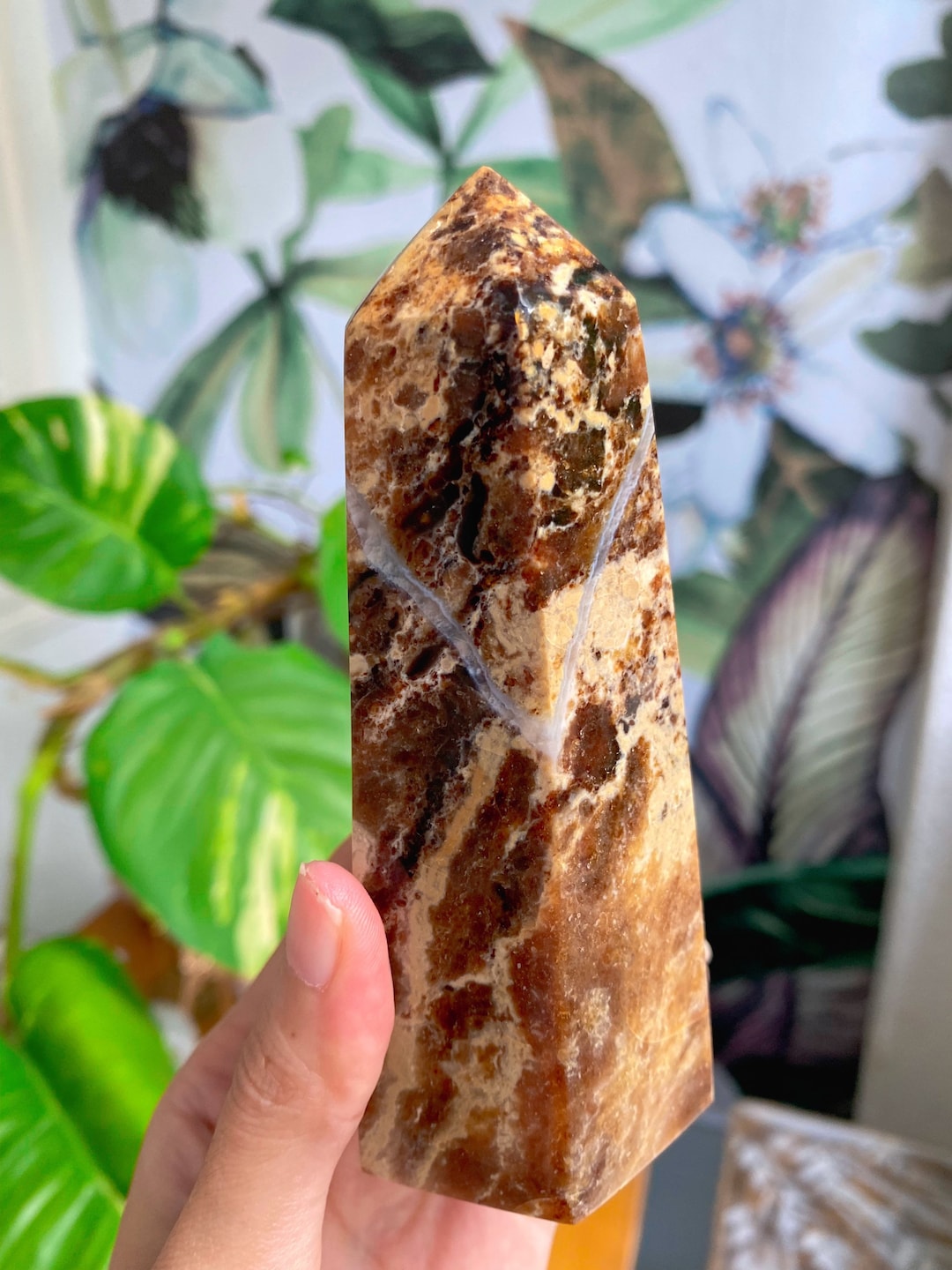 Chocolate Calcite Tower From Madagascar, Coffee Calcite - Etsy