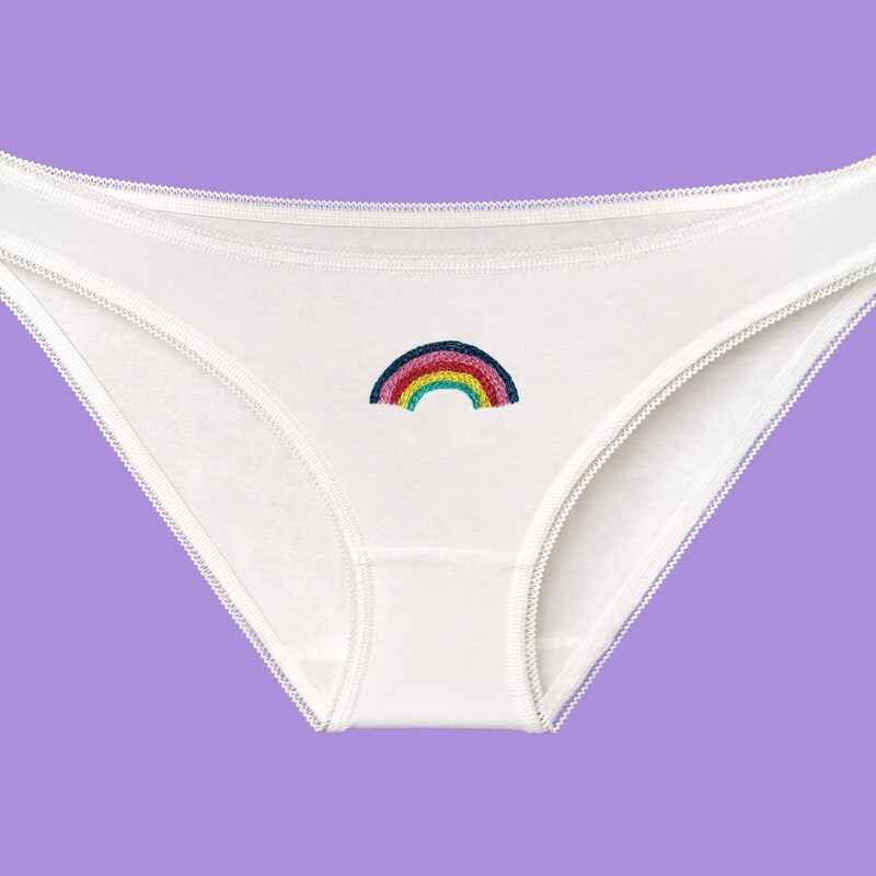 Rainbow Panties - Etsy