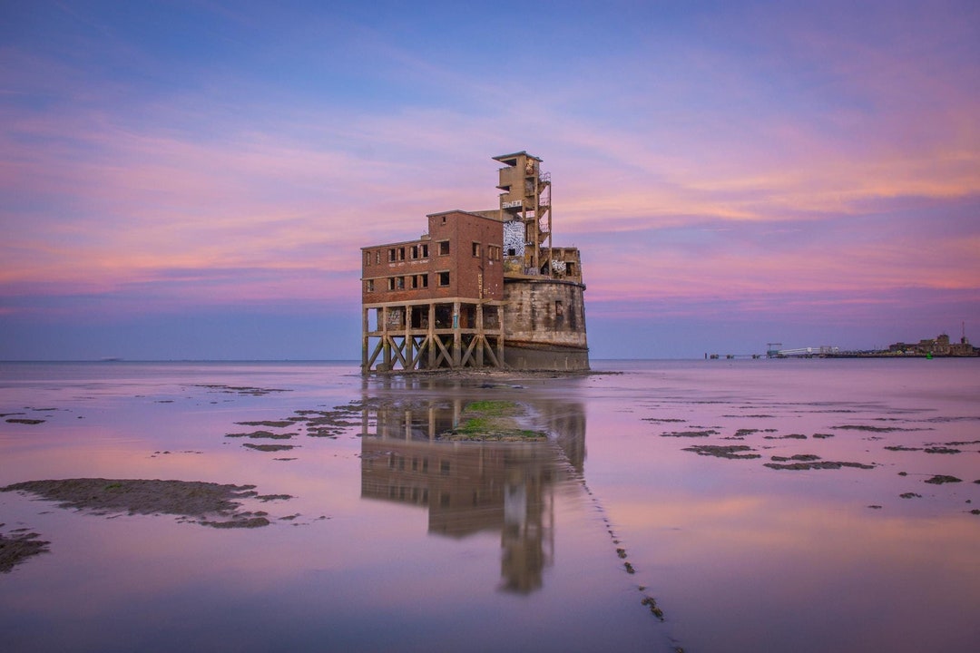 Grain Fort, Isle of Grain, Kent at Nightfall 14/09/2024. - Etsy
