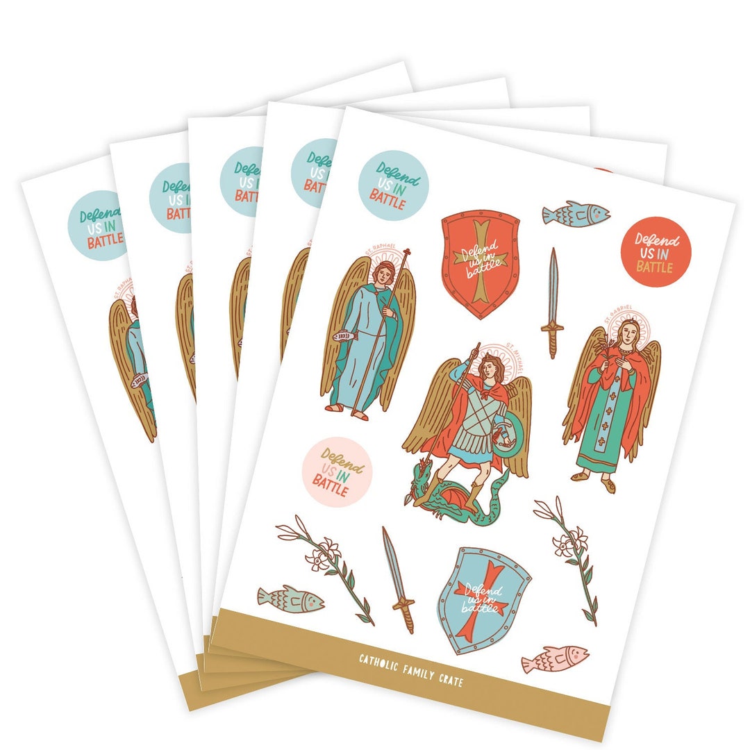 Archangels Sticker Sheet 5-pack - Etsy