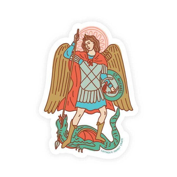 St Michael Sticker - Etsy