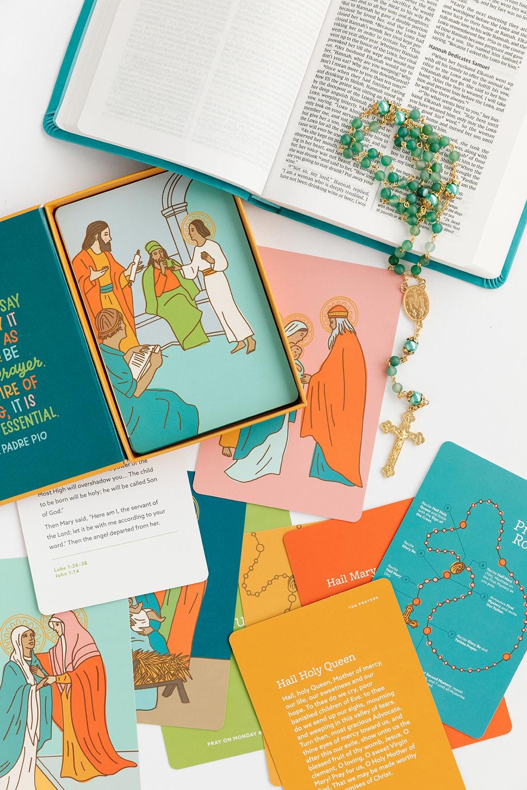 Rosary Flashcards, Flashcards, Pray the Rosary, Catholic Kids, Prayer ...