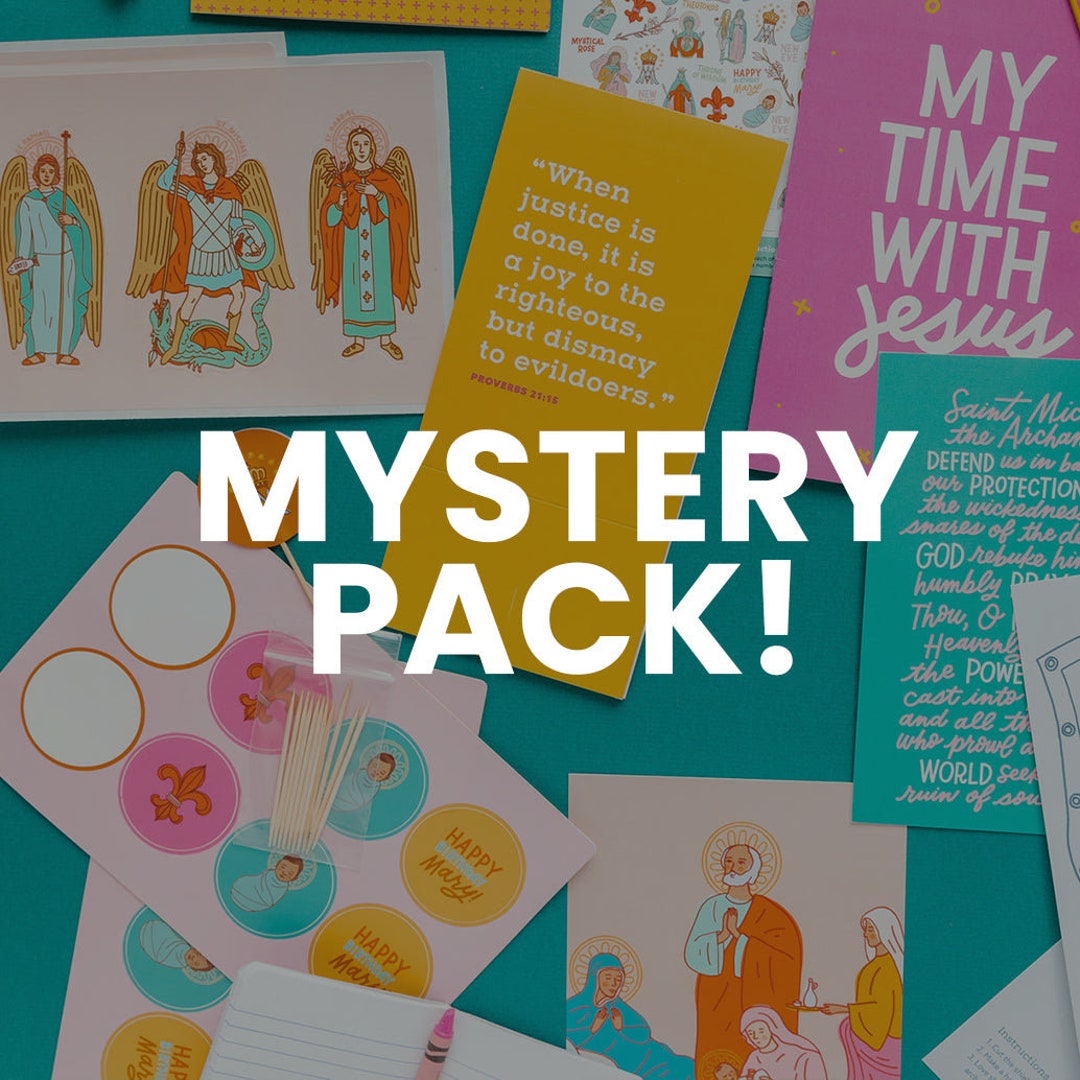 Mystery Packs - Saints Catholic Activity, Gifts for the Family ...