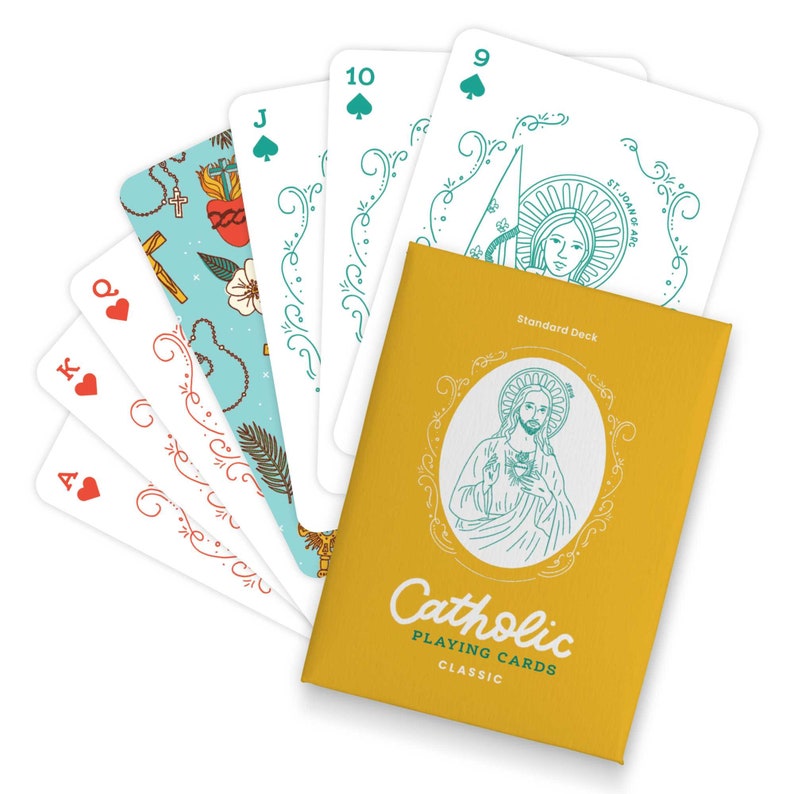 Catholic Playing Cards - Etsy