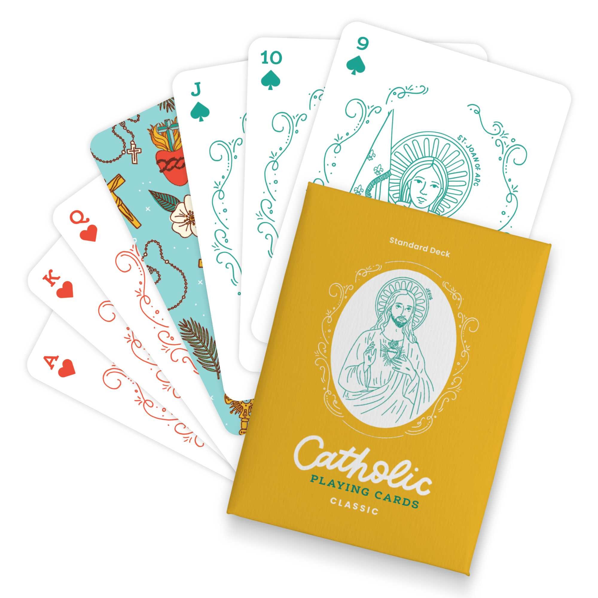 Catholic Playing Cards - Etsy