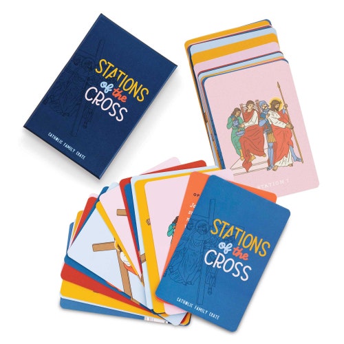 Stations of the Cross Prayer Cards Catholic Prayers Lent - Etsy
