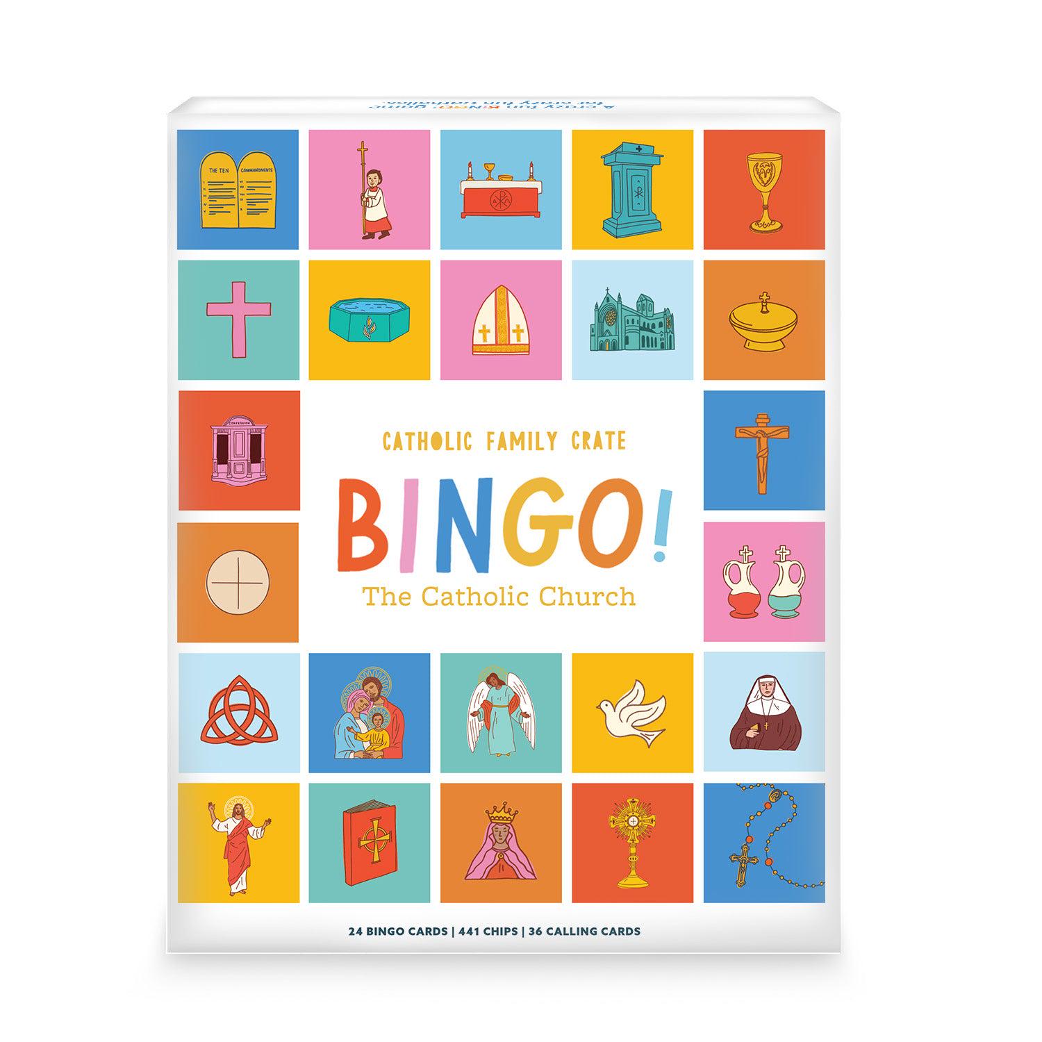 Catholic Bingo - Catholic Party Game - Catholic Game - Catholic Kids ...