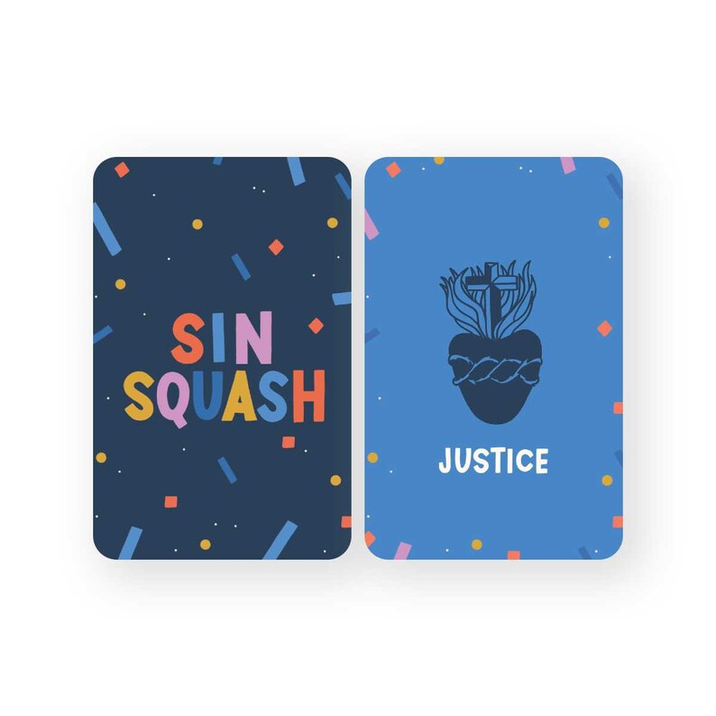 Catholic Card Game on Sin Sin Squash Holy Reconciliation - Etsy