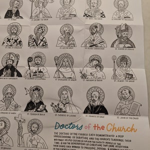 Doctors of the Church Jumbo Activity Sheet - Pack of 3 - Activities for ...