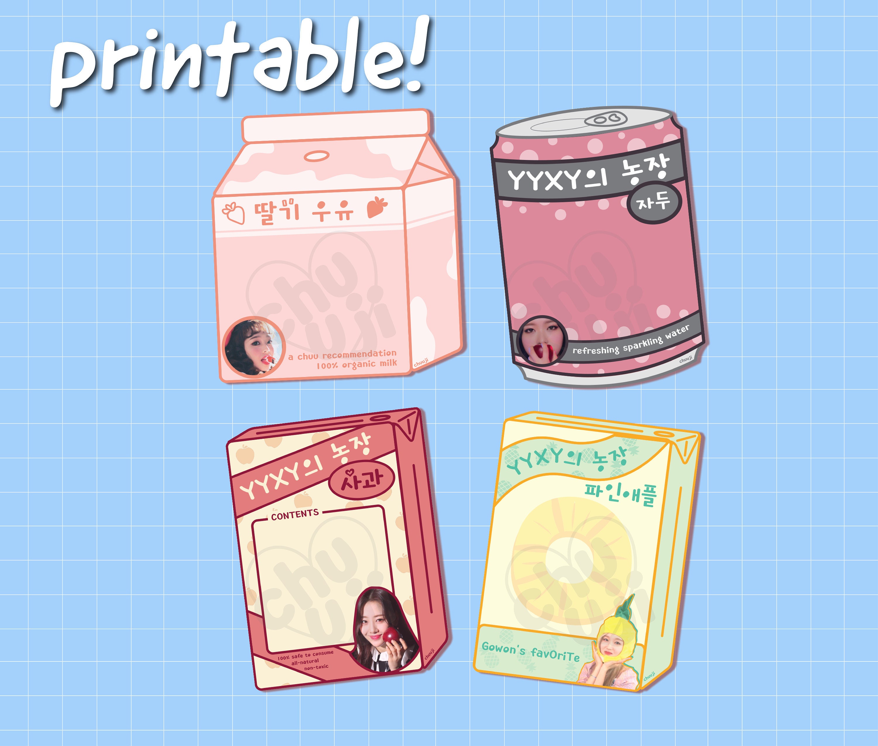 Loona Printable Memo Sheets Kpop Stationery Digital Memo | Etsy