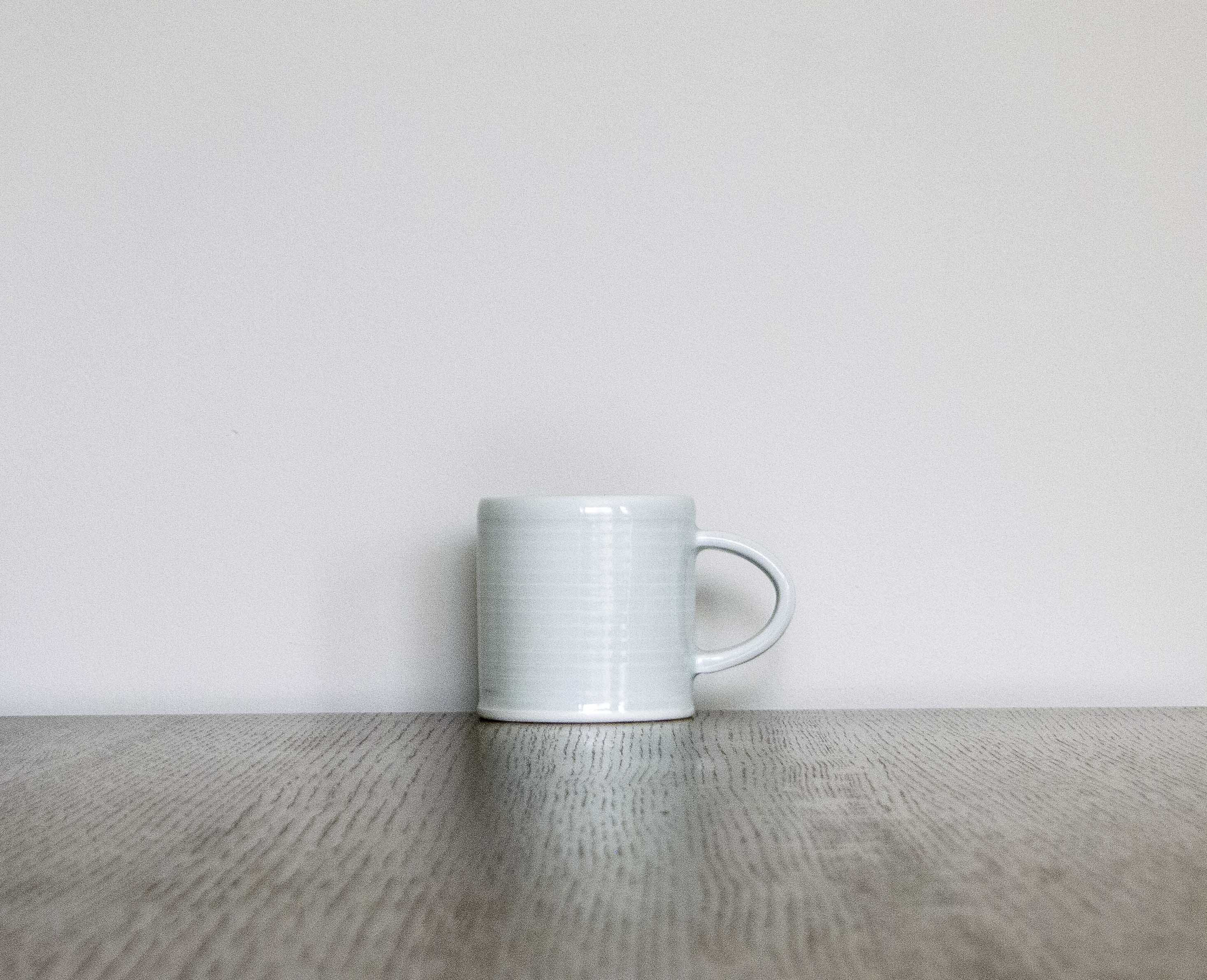Handmade Porcelain Coffee/tea Mugs With Ribbed Texture - Etsy
