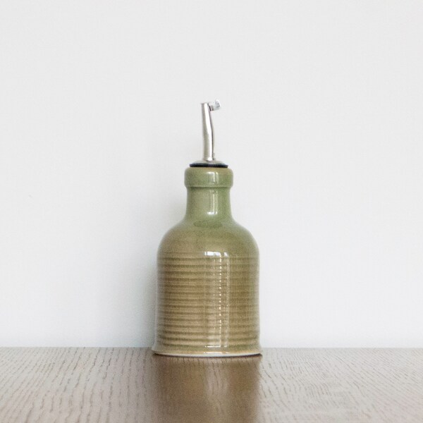 Ceramic Oil Bottle - Etsy