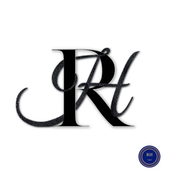 RH INITIALS Logo | Etsy