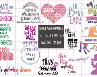 Little Girl Svg - Etsy