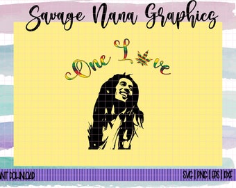 One Love Svg | Etsy